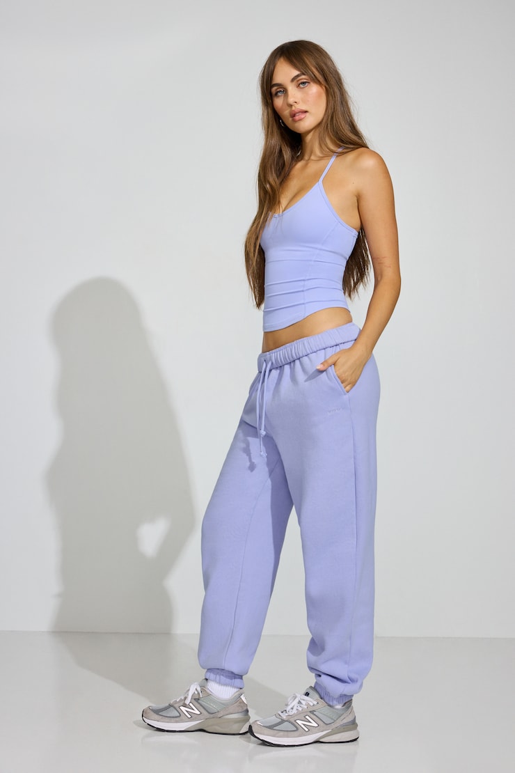 UltraFleece Boyfriend Sweatpants Purple | Garage